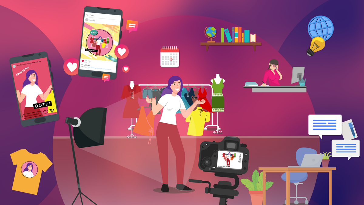 Infografik: Influencer in Instagram - handysektor